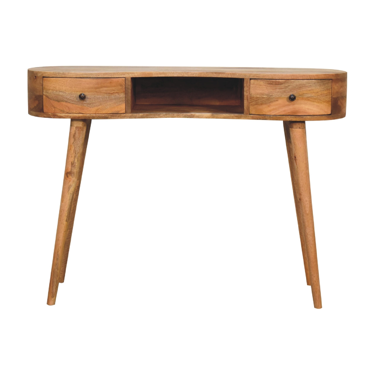 Oak-ish Wave Writing Desk – Timber Charm
